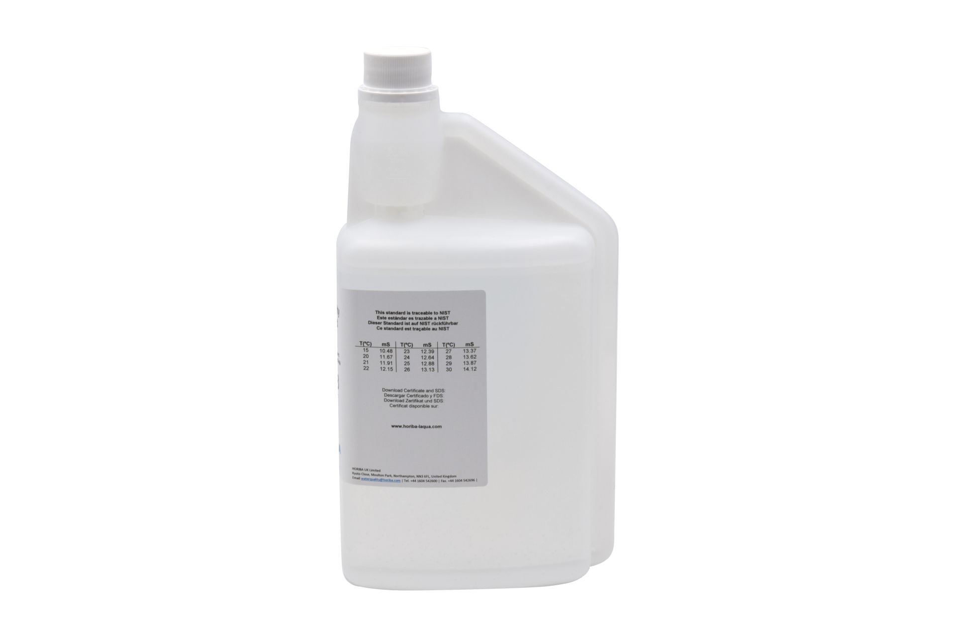 HORIBA 12.88 mS/cm conductivity calibration solution 1000ml (1000-EC ...